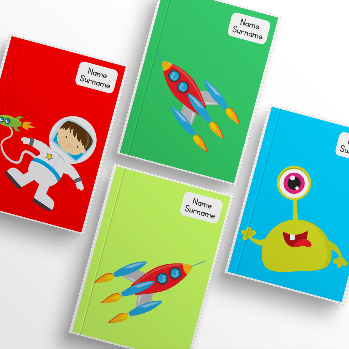 Space Boys Book Front Covers – Stickit Designs