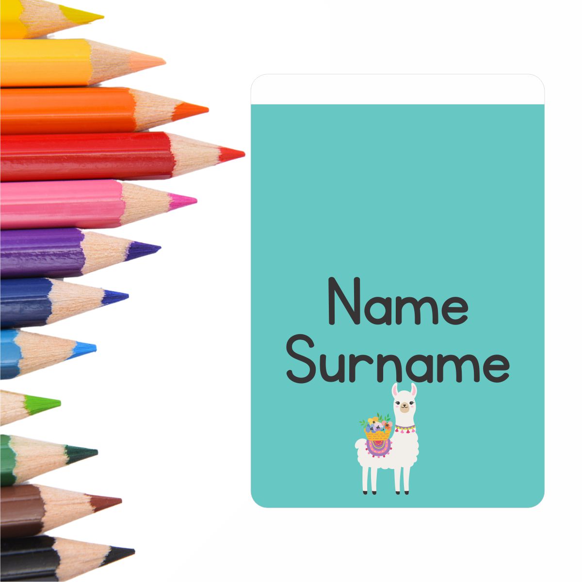 Llamas Wrap-Around Pencil Labels – Stickit Designs