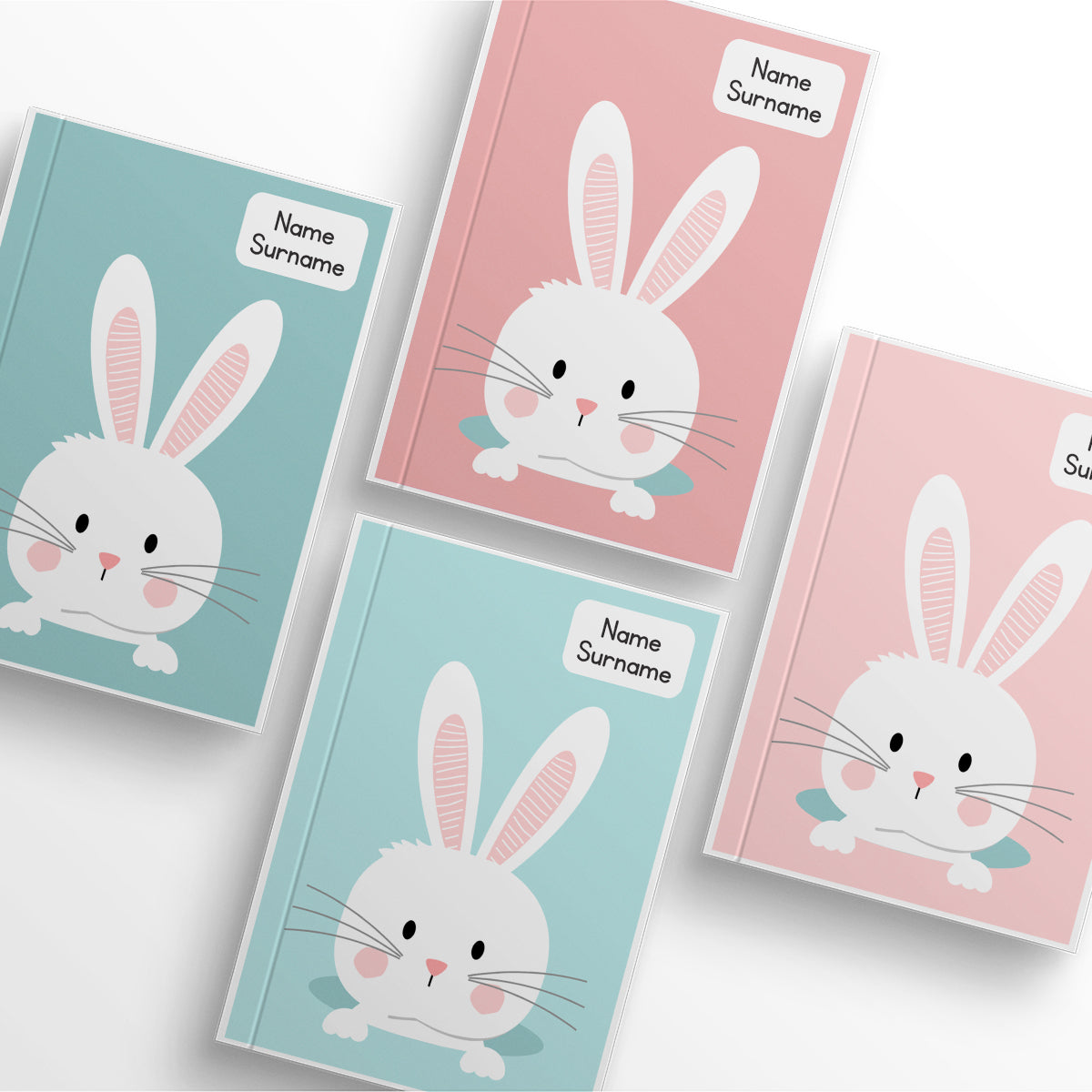 Bunnies Book Front Covers – Stickit Designs