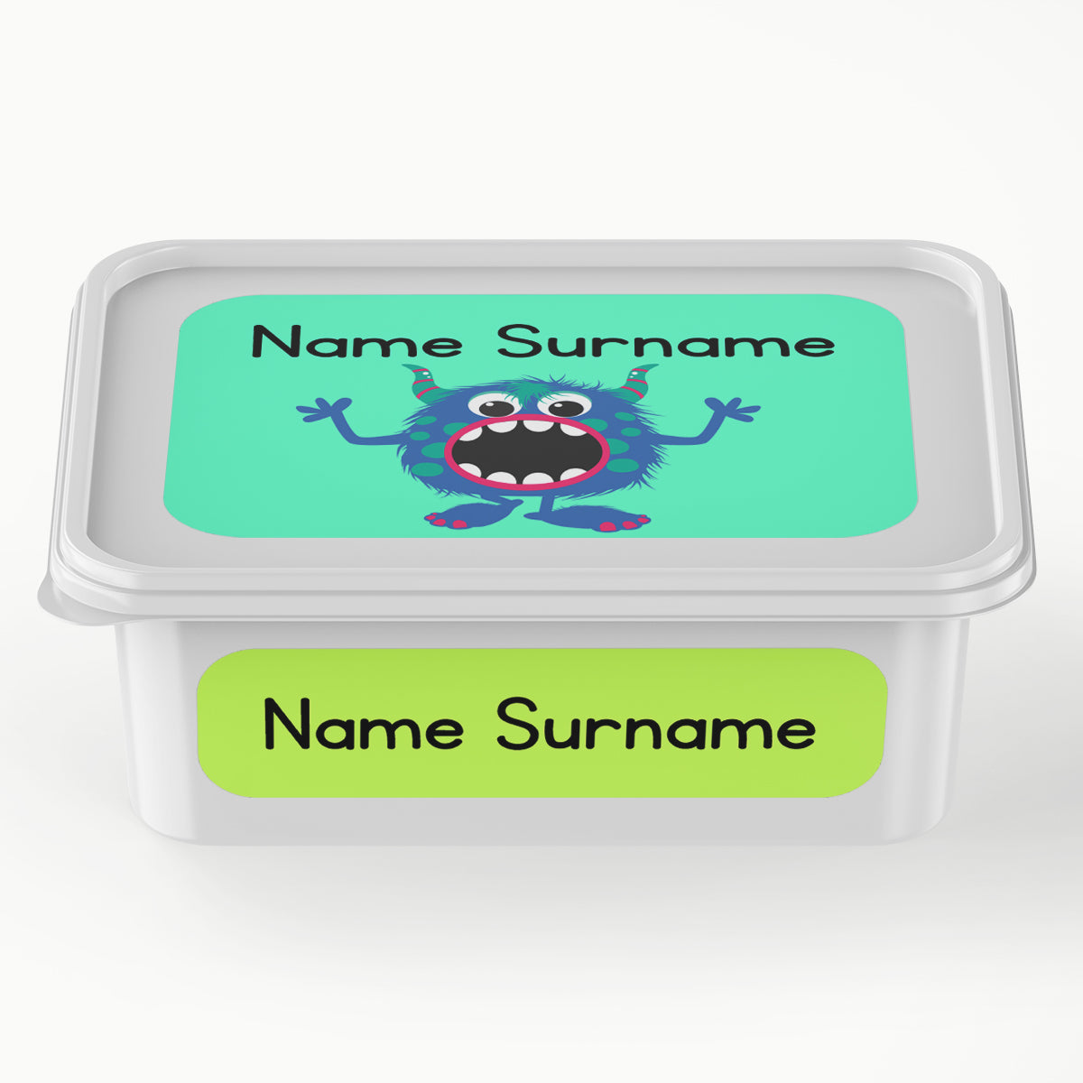 Silly Monsters Ice Cream Tub Labels – Stickit Designs