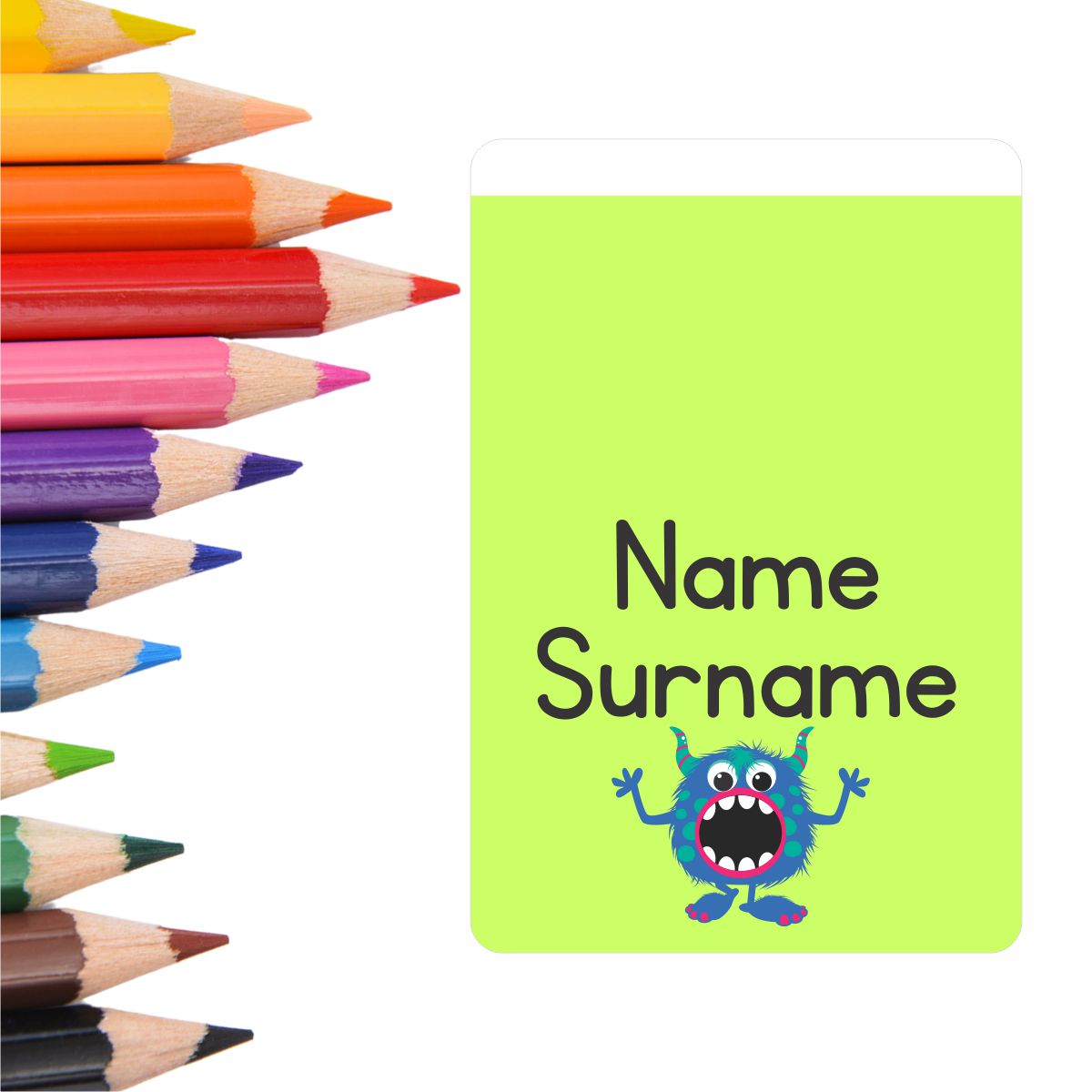 Silly Monsters Wrap-Around Pencil Labels – Stickit Designs