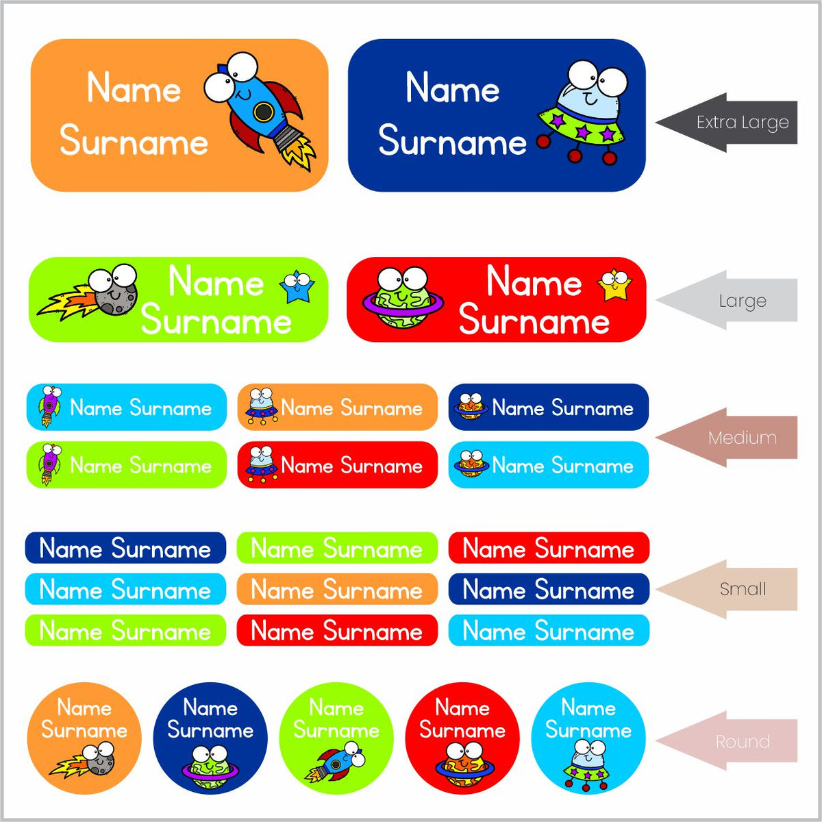 Space Additional Labels – Stickit Designs