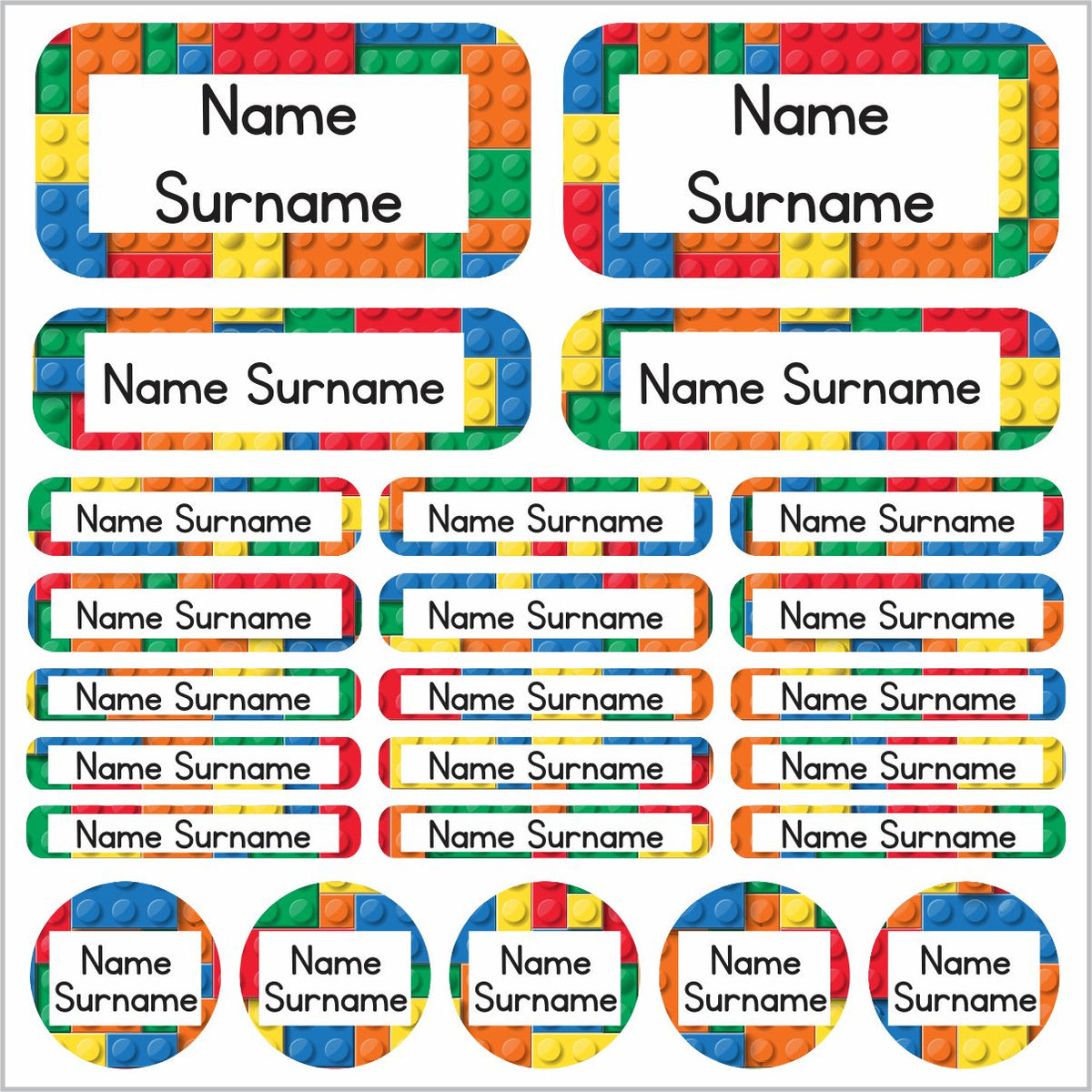 Lego Labels – Stickit Designs