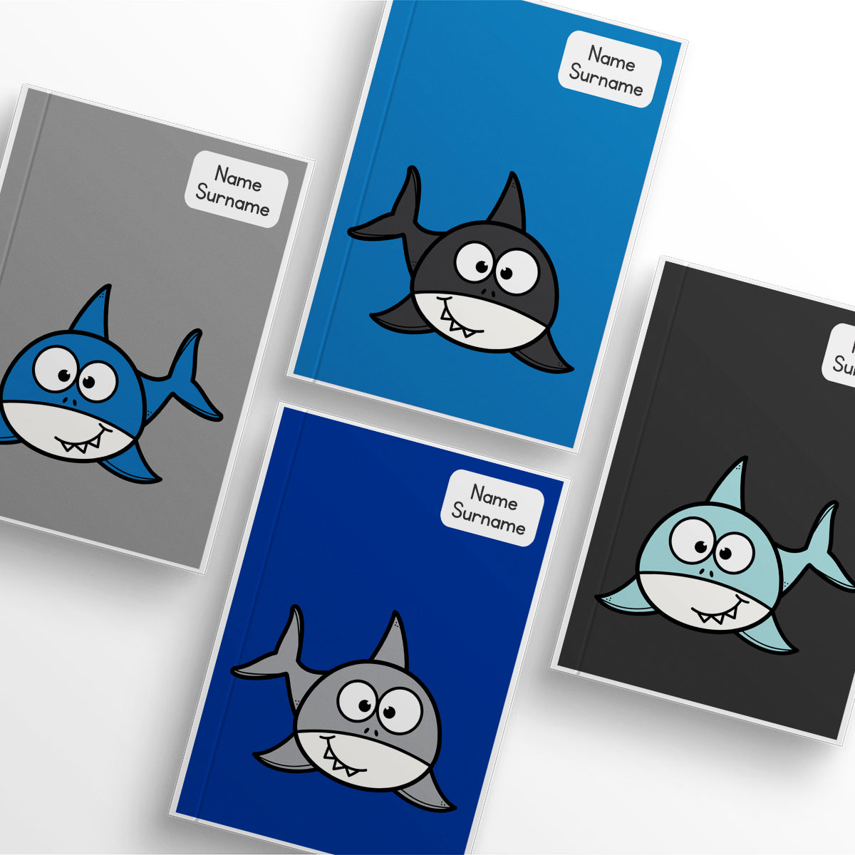 Sharks Book Front Covers – Stickit Designs