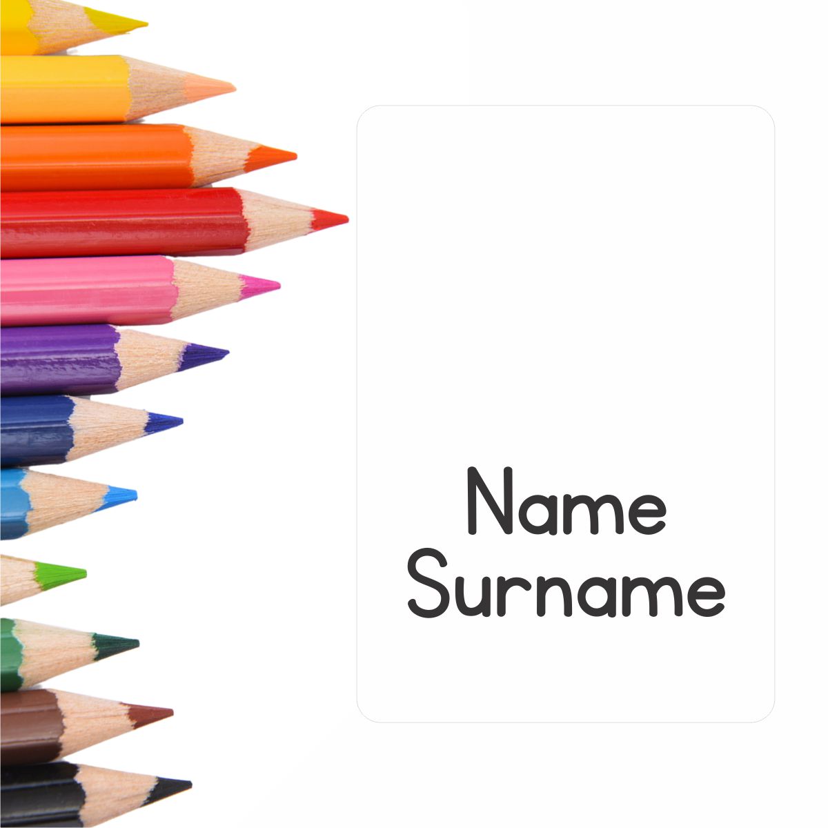 Black and White Wrap-Around Pencil Labels – Stickit Designs