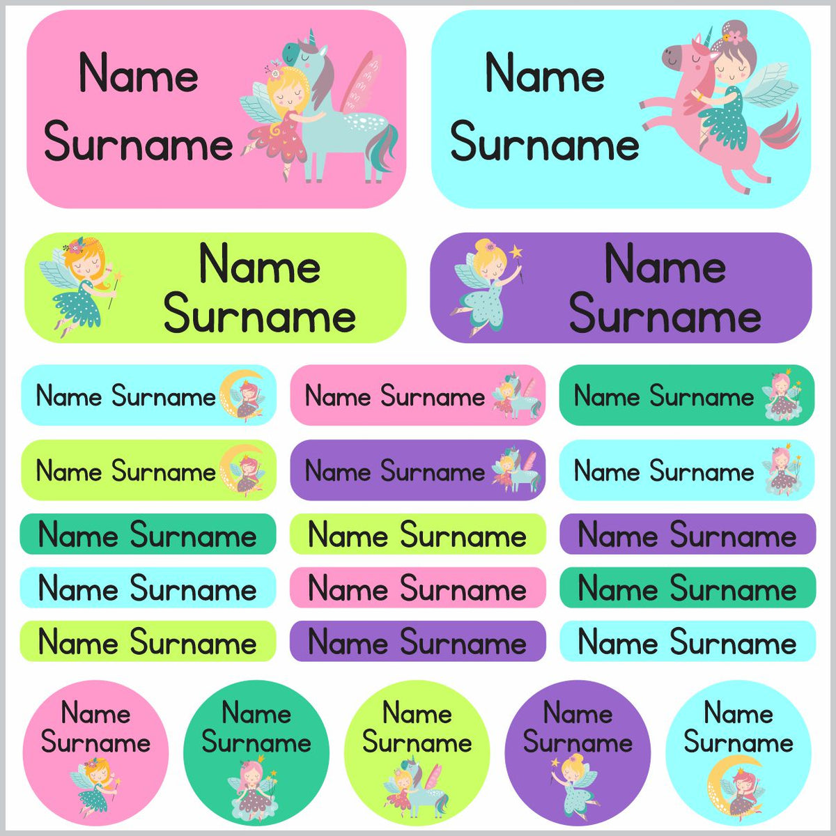 Fairies Labels – Stickit Designs