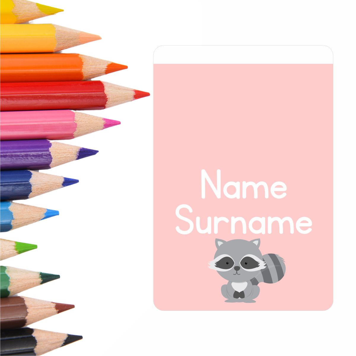 Woodland Animals Wrap-Around Pencil Labels – Stickit Designs