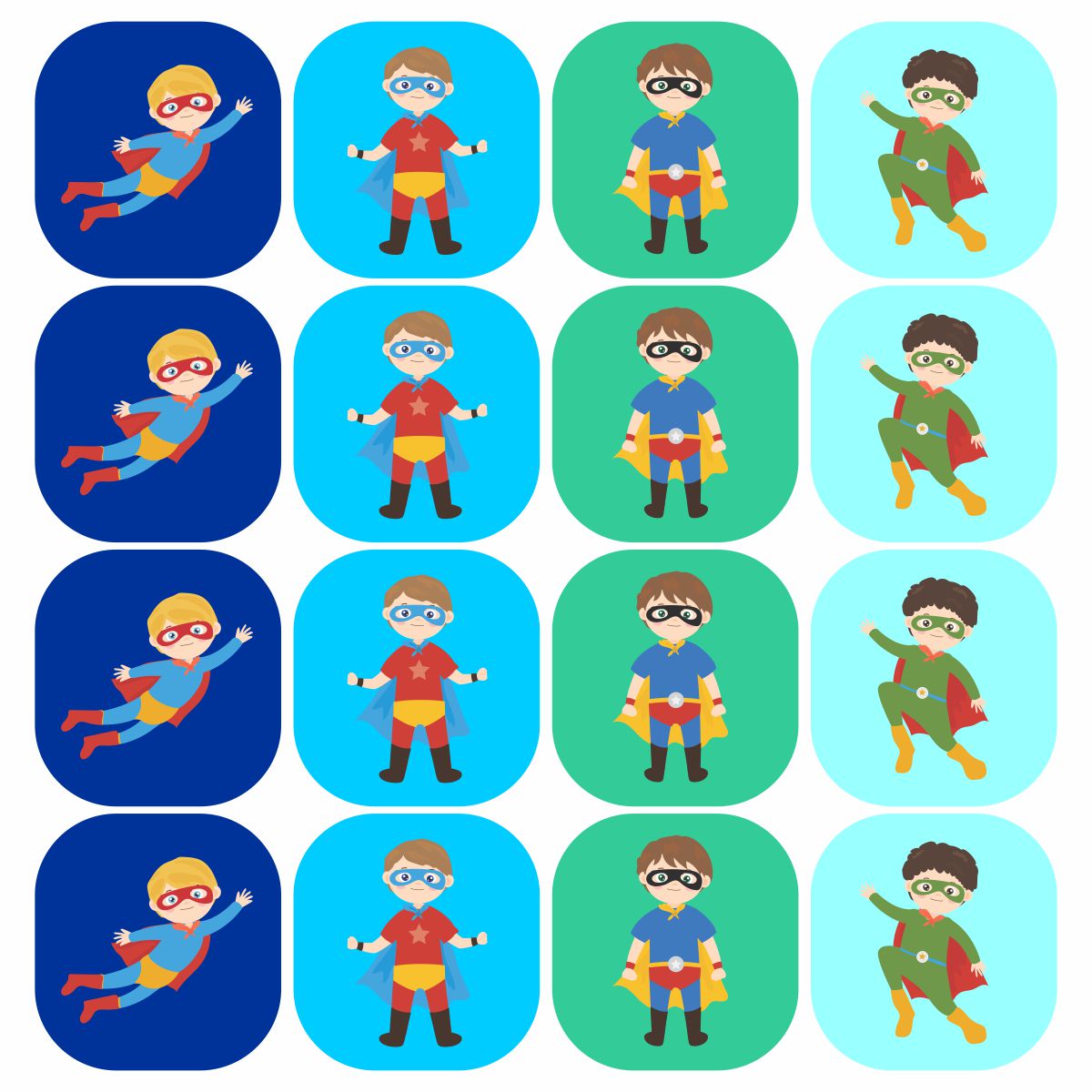 Extra Large Superhero Stickers – Stickit Designs