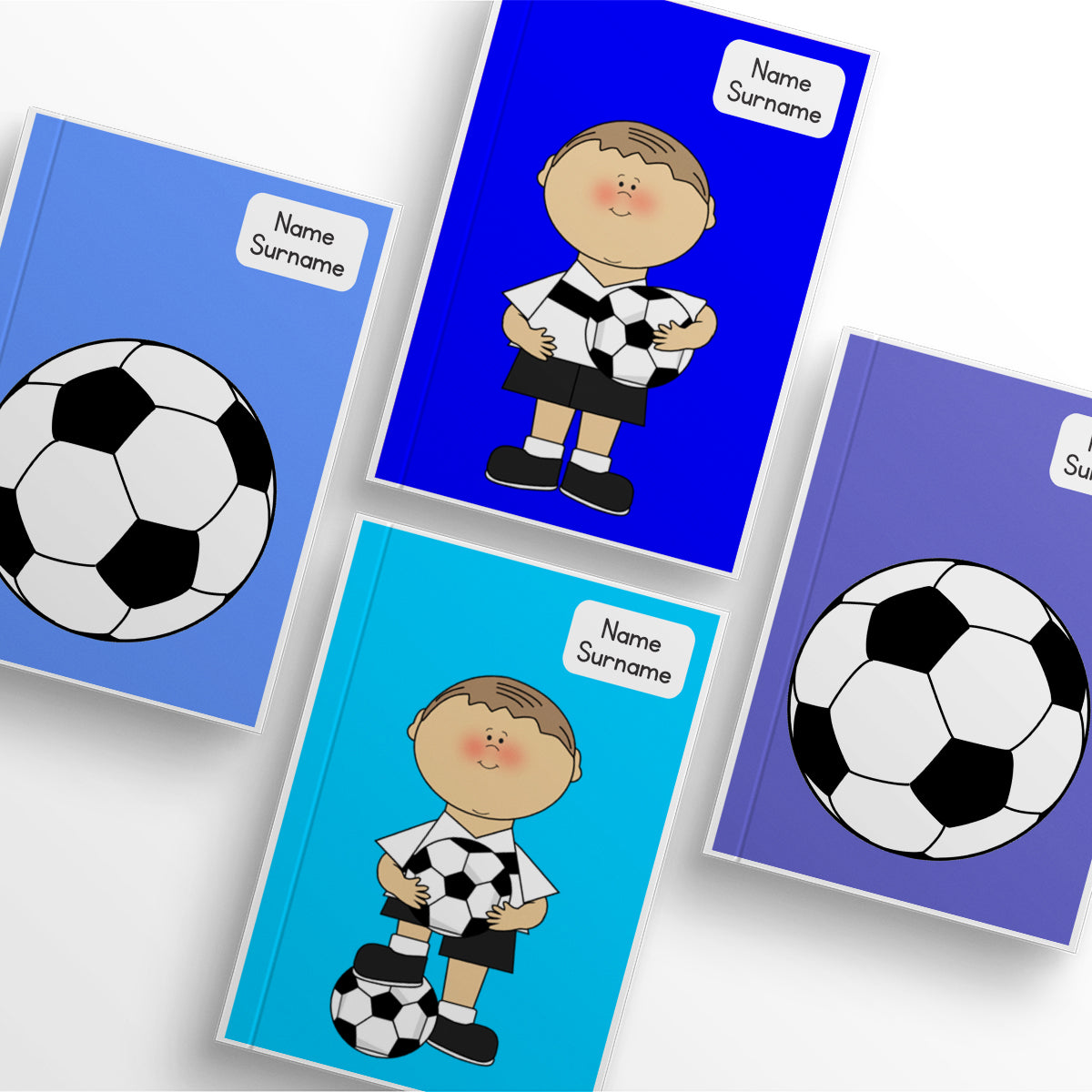 Soccer Book Front Covers – Stickit Designs