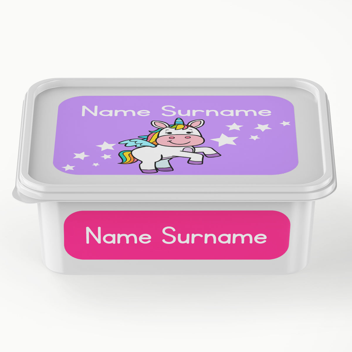 Unicorns Ice Cream Tub Labels – Stickit Designs