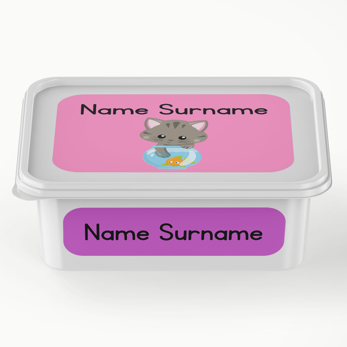 Kittens Ice Cream Tub Labels – Stickit Designs