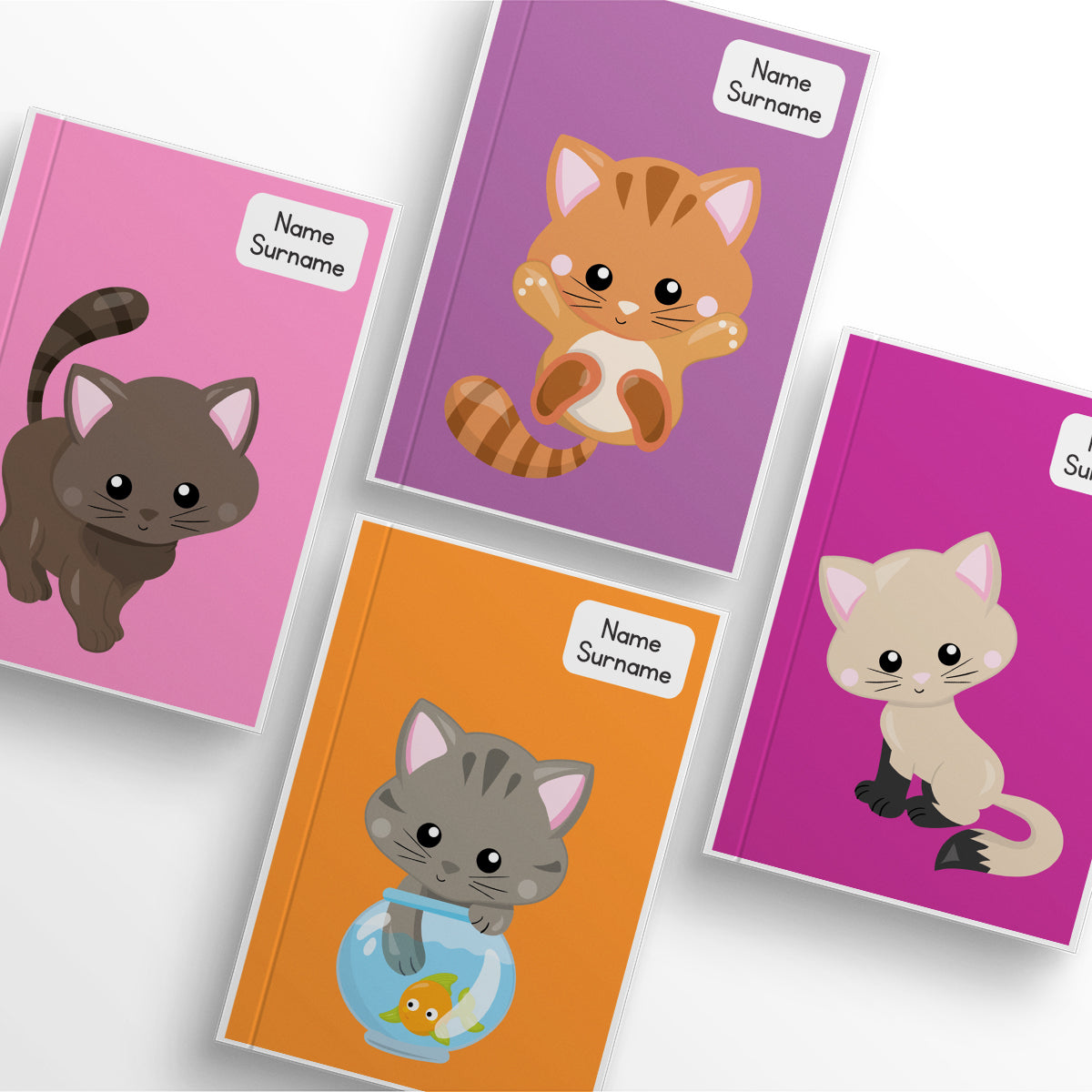 Kittens Book Front Covers – Stickit Designs
