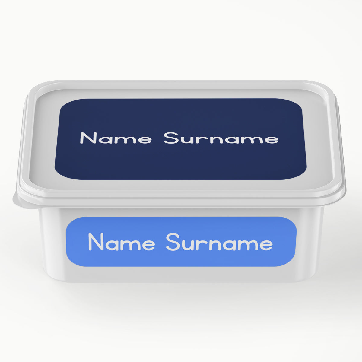 Shades of Blue Ice Cream Tub Labels – Stickit Designs