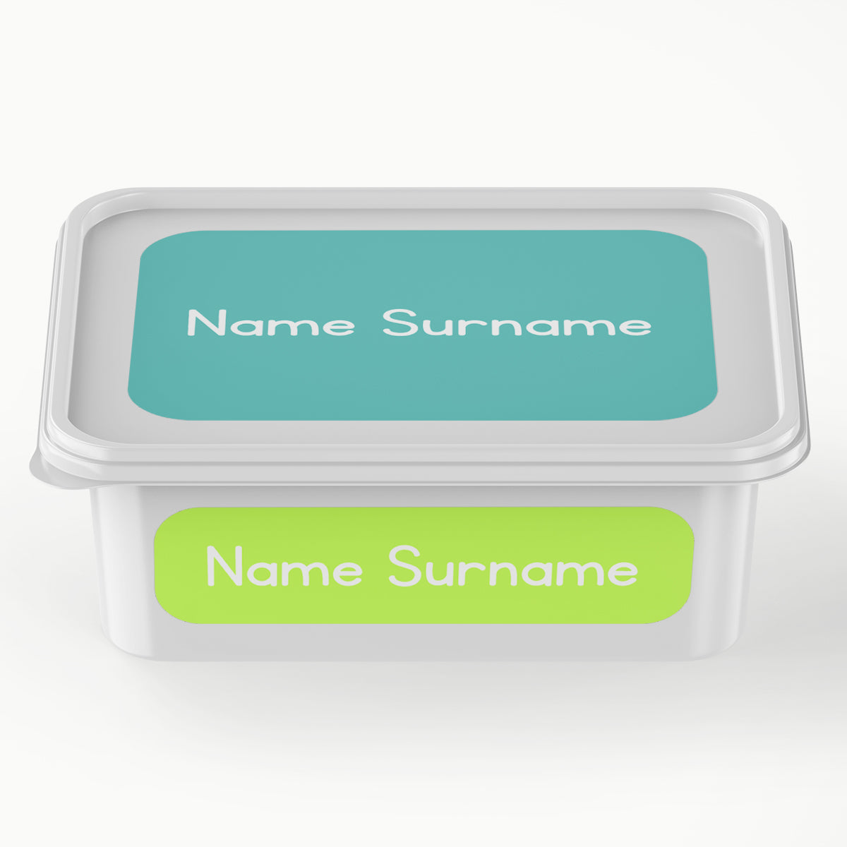 Blue and Green Ice Cream Tub Labels – Stickit Designs