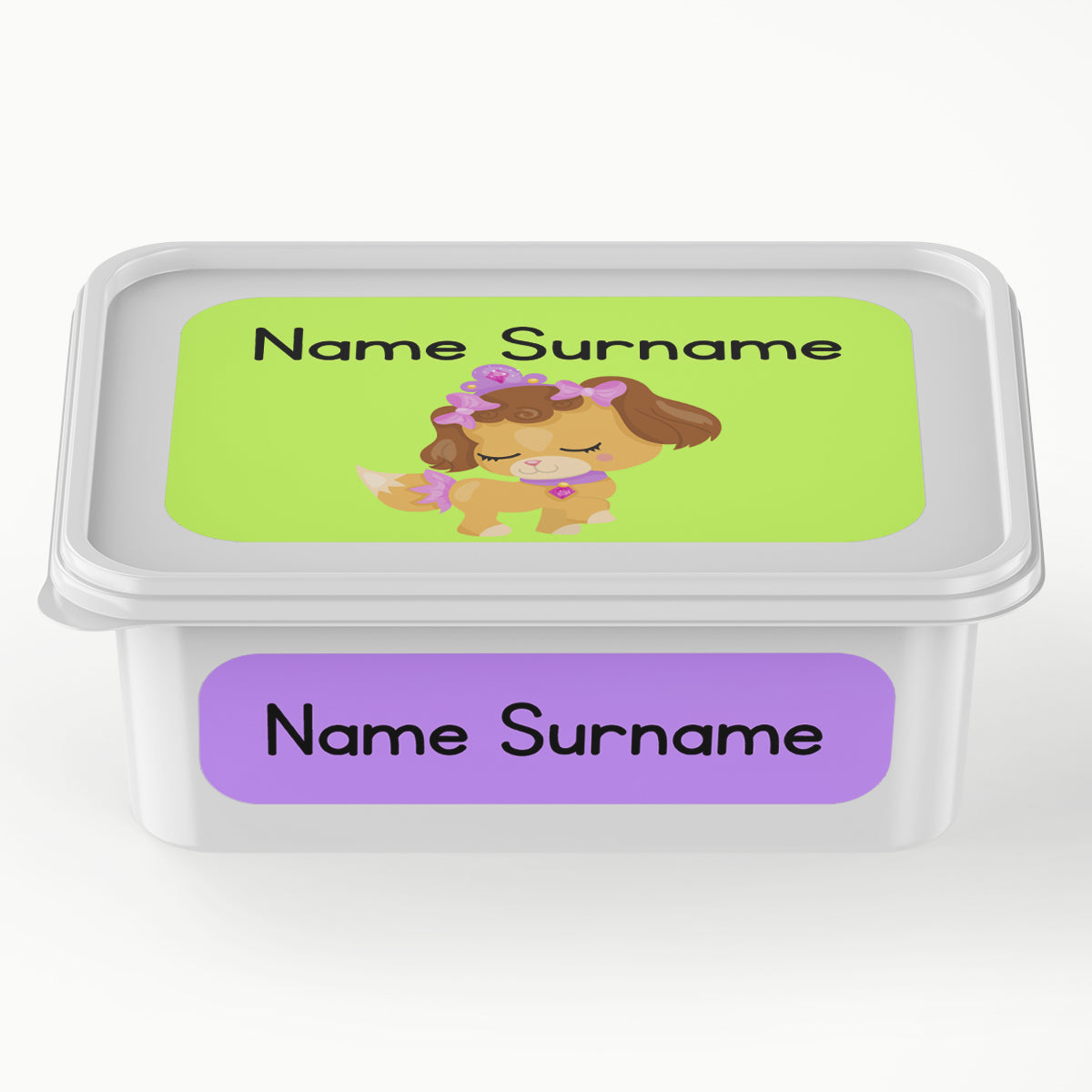 Royal Animals Ice Cream Tub Labels – Stickit Designs