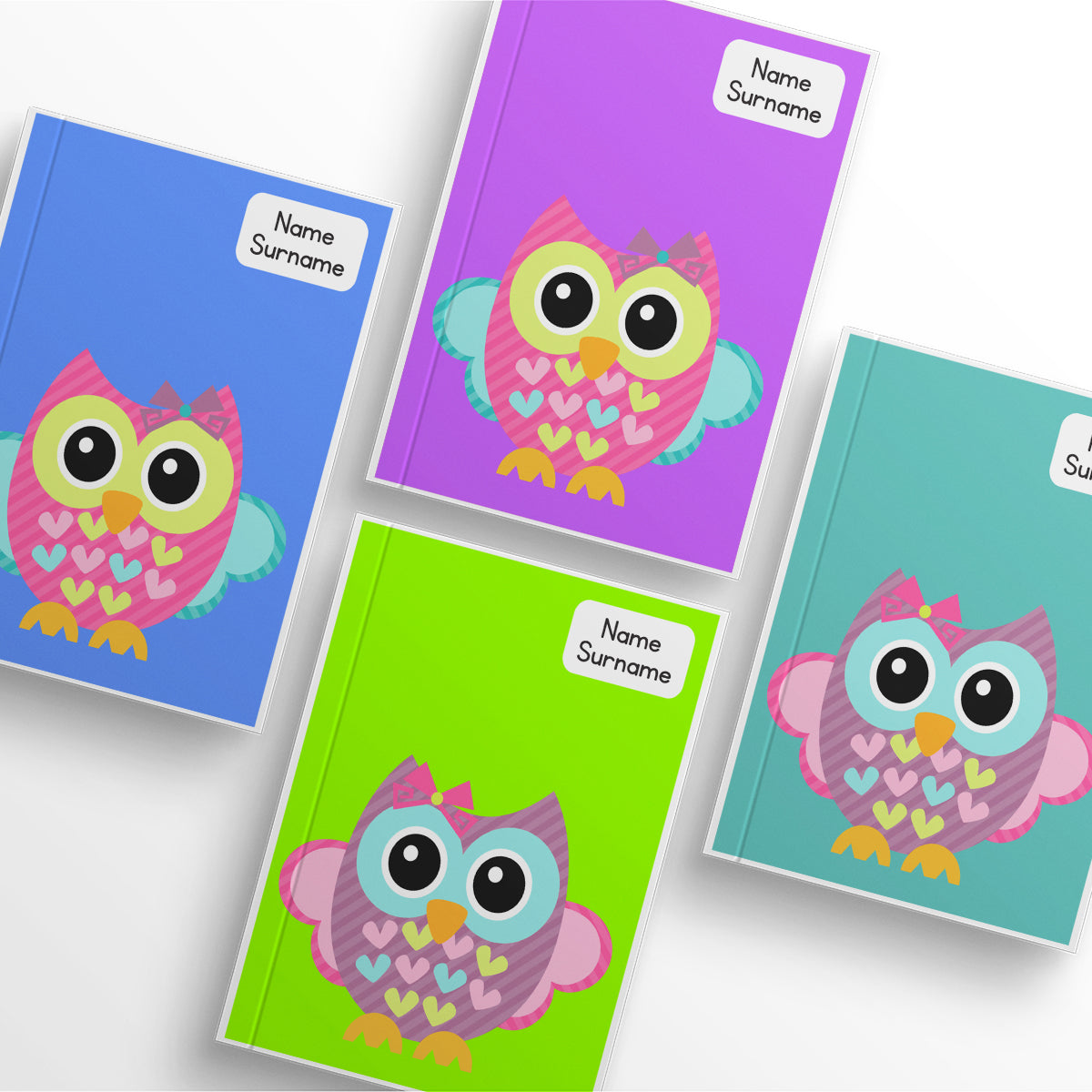 Owls Book Front Covers – Stickit Designs