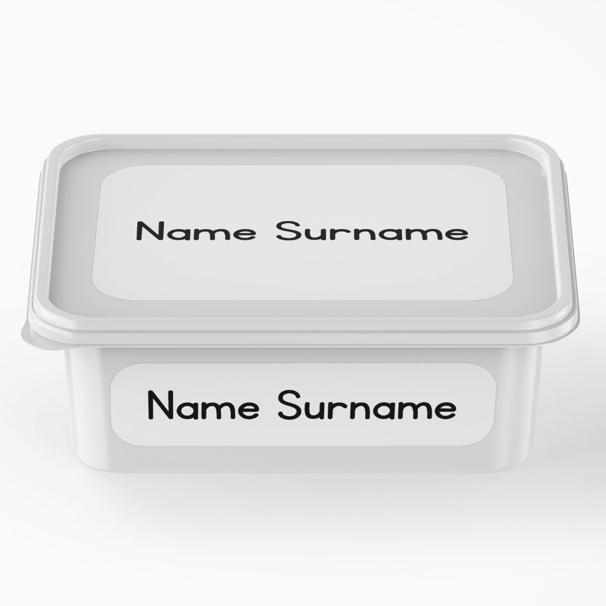 Black and White Ice Cream Tub Labels – Stickit Designs