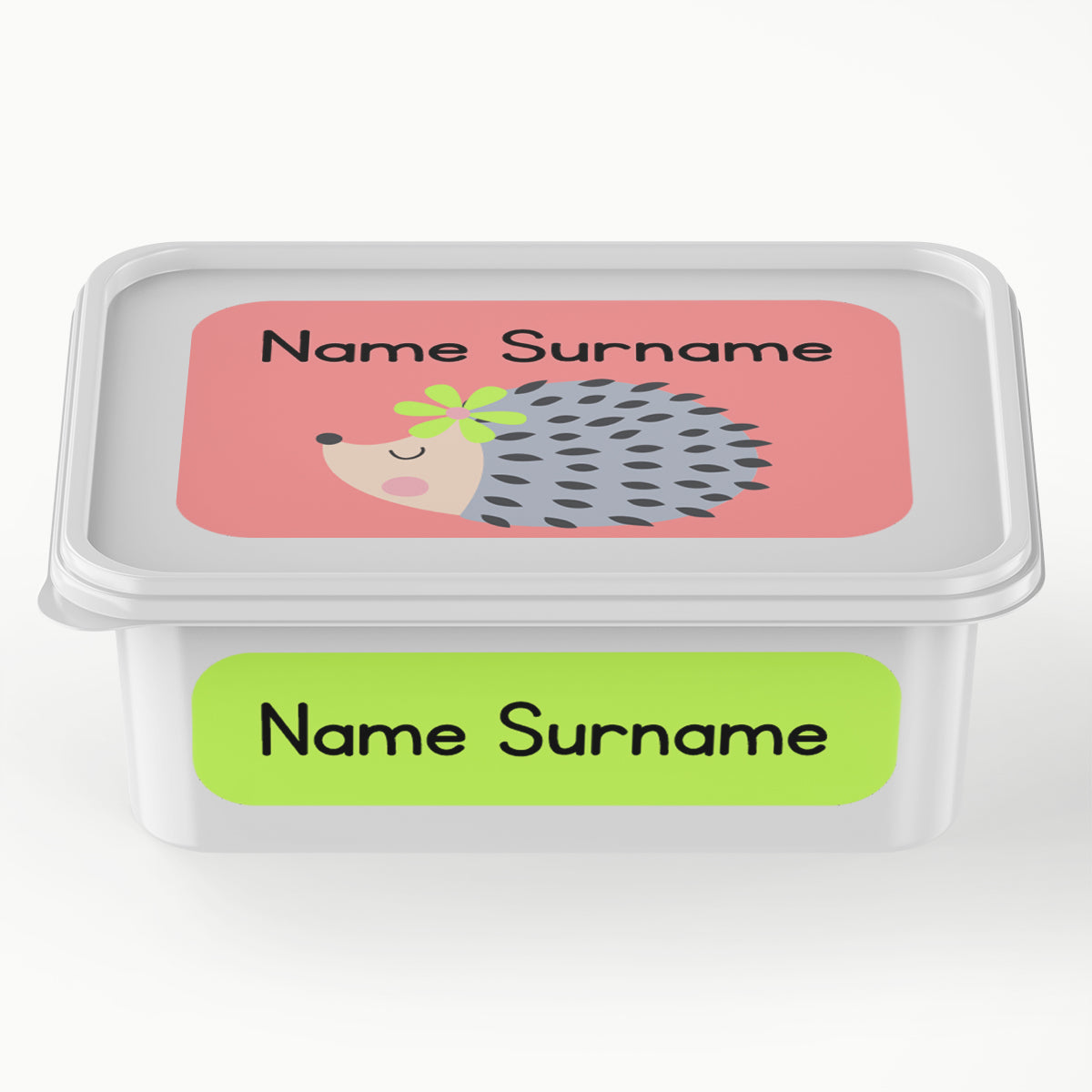 Hedgehogs Ice Cream Tub Labels – Stickit Designs