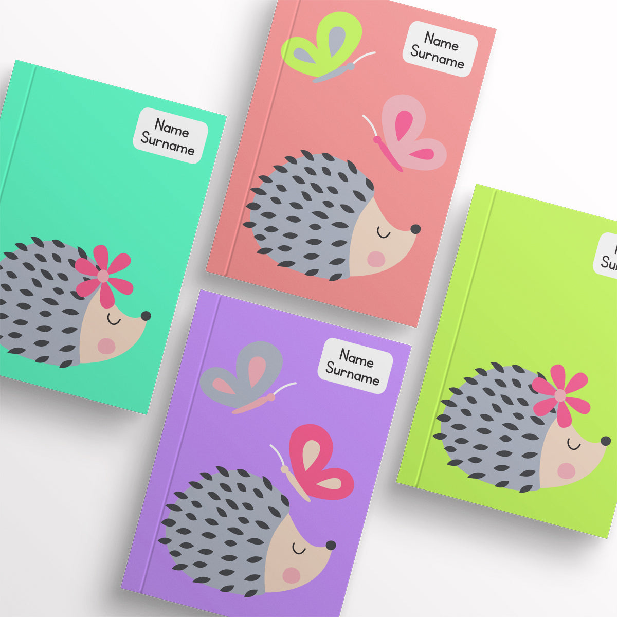 Hedgehogs Book Front Covers – Stickit Designs