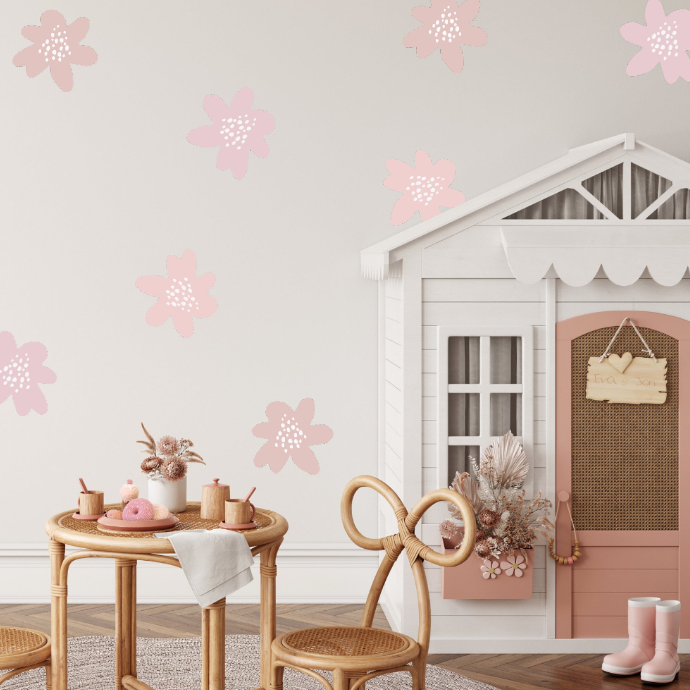 Dotted Flowers – Stickit Designs