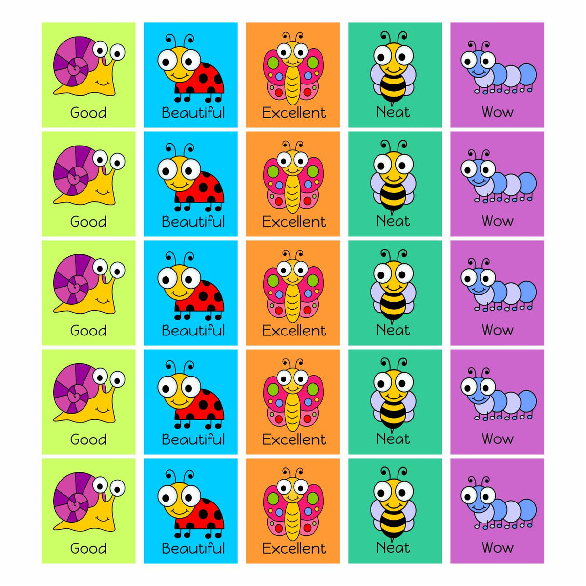 Large Insect Stickers (Various Languages) – Stickit Designs