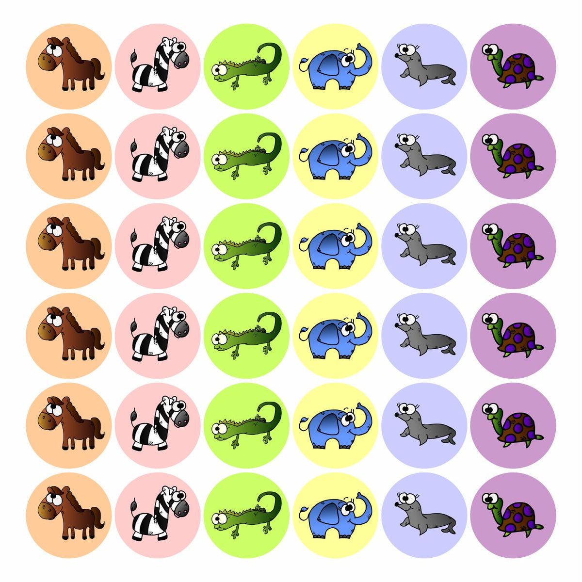 Medium Funny Animals Stickers – Stickit Designs