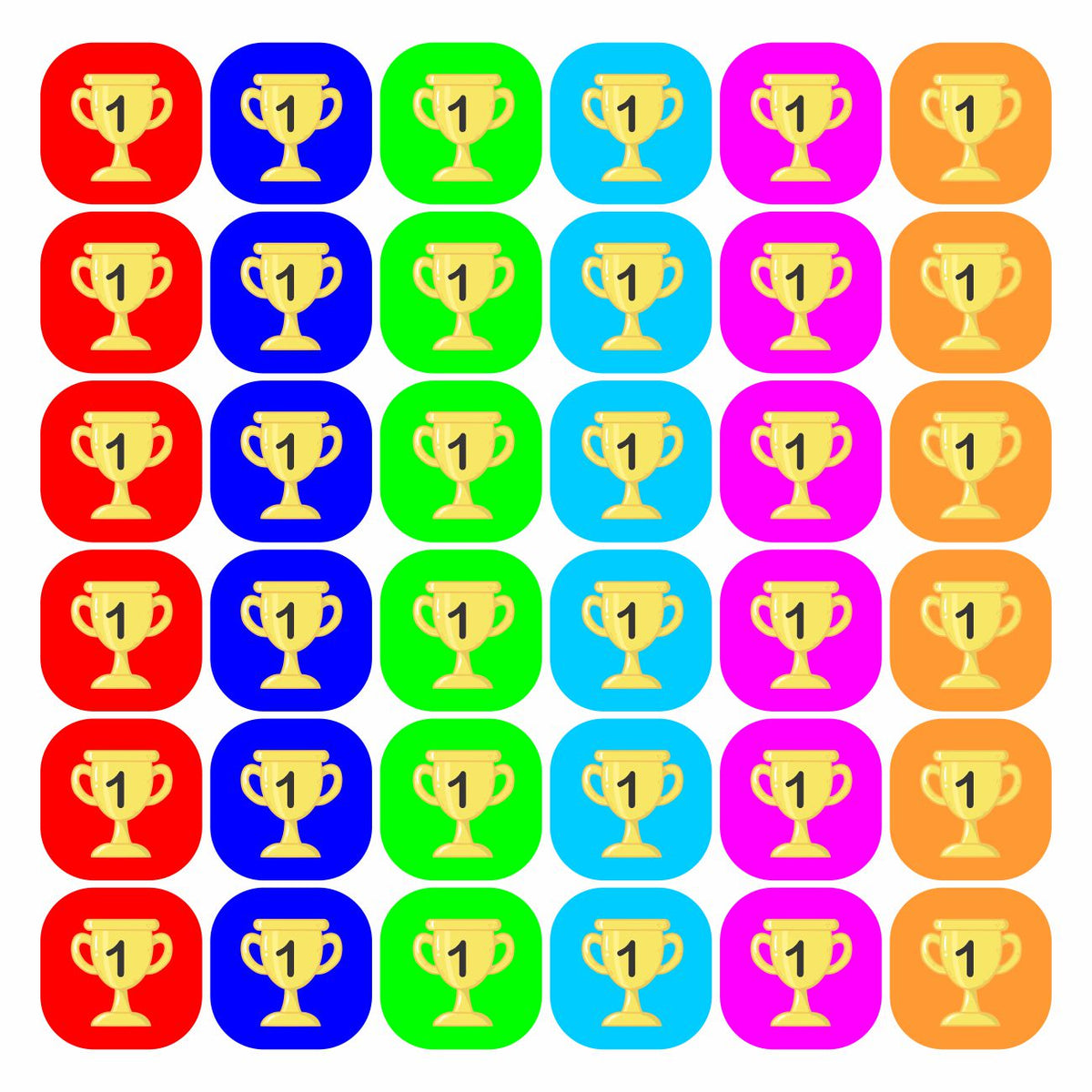 Medium Trophy Stickers – Stickit Designs