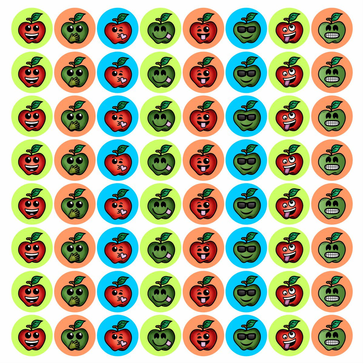 Small Apple Stickers – Stickit Designs