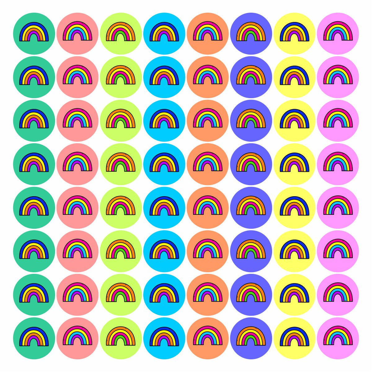 Small Rainbow Stickers – Stickit Designs